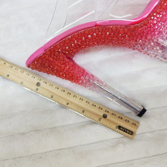 Pleaser | Shoes | Crystalize Crystal Ombre Platform Heels | Poshmark